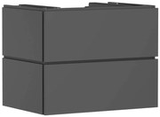 Hansgrohe Xilesa E - Umyvadlová skříňka, 62x78x55 cm, 2 zásuvky, matná šedá 54299760