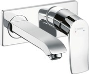 Hansgrohe Metris New, Umyvadlová páková baterie pod omítku, chromová, 31085000