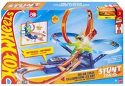 Mattel hot wheels stunt tracks srážka ve vzduchu dráha, jfd12