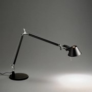 Artemide A005940+A008610 Tolomeo Mini, designová stolní lampa, 1x77W E27, černá, 108 cm