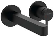 Hansgrohe Finoris - Umyvadlová baterie pod omítku, 2-otvorová instalace, EcoSmart, matná černá 76051670