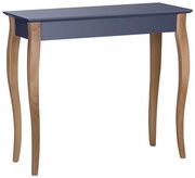 Grafitově šedý odkládací stolek Ragaba Console, délka 85 cm