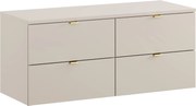 Comad Koupelnová skříňka pod deskové umyvadlo set Dalia Cashmere 120 kašmír