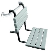Bemeta Design HELP: Sprchové sedátko závěsné, nerez, lesk, plast bílý - 338125081