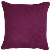 Švestka 027 silný 200g/m2 KARO froté povlak na polštář 40x40