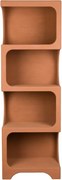 Knihovna v terakotové barvě 60x181x37 cm Dundee – Dutchbone
