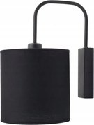 Nástěnná lampa Lamego 4043 Shilo s minimalistickým stínidlem, černá