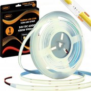 BERGE LED pásek COB Neon 24V - 480D - 9W/m - IP20 - 990lm - 1m - studená barva