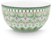 Pip Studio porcelánová miska Lily Lotus Ø12cm, zelená (malá porcelánová mistička na oříšky nebo dip)
