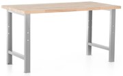 Dílenský stůl Basic, 150 x 80 cm, šedá - ral 7038
