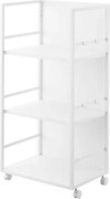 Bílý kovový pojízdný regál 42x84,5x32 cm Tower – YAMAZAKI