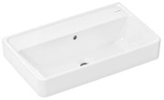 Hansgrohe Xanuia Q - Umyvadlo 65x39 cm, s přepadem, bez otvoru pro baterii, bílá 60218450