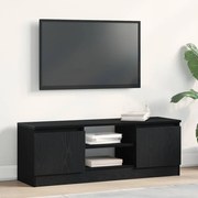 TV skříňka Černý dub 102x30x36 cm Dřevěná konstrukce