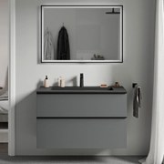 Koupelnová skříňka LAVOA 80 cm s umyvadlem z minerálního odlitku BRUXELLES