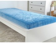 Modré prostěradlo z mikroflanelu 180x200 cm Exclusive – B.E.S.