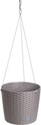 PRO Květináč závěsný bez vkladu RATO ROUND WS mocca 25,6cm