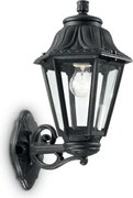 ILUX 101491 Venkovní nástěnné svítidlo Ideal Lux Anna AP1 big nero 101491 černé   - IDEALLUX