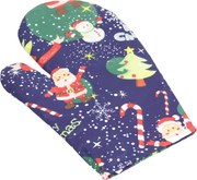 Bellatex Kuchyňská chňapka 28x18 cm Motiv vánoční modrá