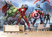 Vliesová fototapeta Komiksoví Avengers | 360 x 270 cm | DFTDNXXL5027