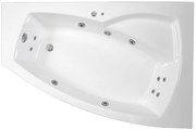 Arttec Thaleila Surf 160 x 105 cm vana hydromasážní akrylátová pravá PAN04386