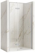 Jednokřídlé sprchové dveře REA ATLAS LEVÉ 80 cm, chrom/transparent - bez vaničky