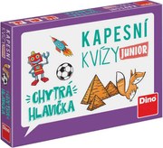 DINO Kapesní kvízy junior Chytrá hlavička cestovní CZ *SPOLEČENSKÉ HRY* dn622326