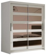 Velká šatní skříň MIAMI IV bílá šířka 120 cm
