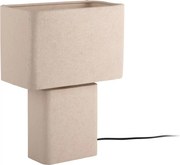 Béžová kovová stolní lampa (výška 33 cm) Boaz Recto – Leitmotiv