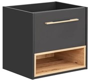 Comad Koupelnová skříňka pod umyvadlo Borneo Cosmos 60 vesmírně šedá/dub artisan