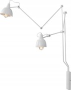 Nástěnná lampa Aida 2 White 814D Aldex