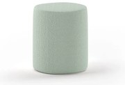 Světle zelený dětský puf z textilie bouclé MOON – Vipack