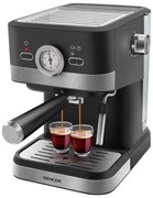 Sencor - Pákový kávovar espresso 1050W/230V černá/matný chrom