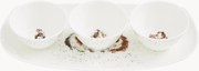 Sada servírovacího nádobí z kostního porcelánu Guinea Pigs, 4 díly