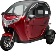 Elektrická tříkolka se střechou W-TEC Tukago • 45km/h • až 50km dojezd • s řidičákem červená