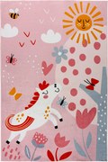 Obsession, Dětský kusový koberec Magic Kids ML 101 Flho, 115 x160, růžová, dětský pokoj