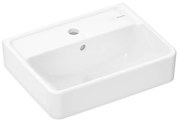 Hansgrohe Xanuia Q - Umývátko 45x34 cm, s přepade, otvor pro baterii, bílá 60130450