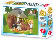 PRIME 3D PUZZLE - FARMAPARK MRKEV 63 dílků