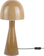 Okrově žlutá stolní lampa se skleněným stínidlem (výška 45 cm) Bombin – Leitmotiv
