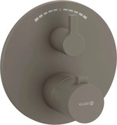 Kludi Nova Fonte - Termostatická baterie pod omítku, pro 2 spotřebiče, matná šedá 20810O115