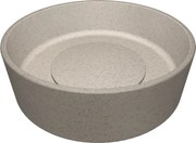 Laveo Perl, granitové umyvadlo na desku 360x360x115 mm, béžová, LAV-VGP1410T