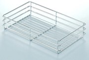 KESSEBÖHMER Celodrátěný koš COMFORT II - chrom Rozměry ŠxHxV (mm): 160x470x75