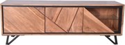 TV stolek z masivu akácie v přírodní barvě 150x51x40 cm Ambala – Interia Home &amp; Living