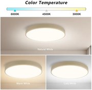 Brilagi - LED Strop. svítidlo POOL LED/48W/230V 3000/4000/6000K pr. 40 cm béžová