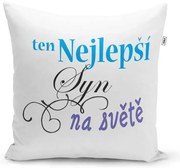 Sablio Polštář Ten nejlepší syn na světě: 40x40 cm