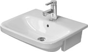 Duravit DuraStyle - Umyvadlo nábytkové 55x46 cm, s 1 otvorem pro baterii, bílá 0375550000