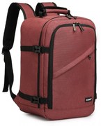 Konofactory Tmavě červený odolný batoh do letadla "Transporter" - M (35l) 25L