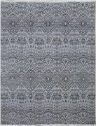 Ručne viazaný kusový koberec Diamond DC-EKT L silver / black, 180x275, šedá, chodba / predsieň, Diamond Carpets India
