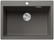 Blanco Pleon 8, silgranitový dřez 700x510x220 mm, 1-komorový, šedá vulkán, BLA-527323