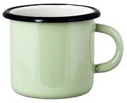 Zelený smaltovaný hrnek Emil´s Enamel Green - Ø 9*8 cm / 0,4L