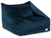 Nobodinoz Sedací vak Chelsea Eco-Velvet Night Blue
